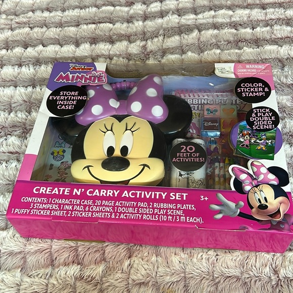 Disney | Toys | Disney Junior Minnie Create N Carry Activity Set | Poshmark